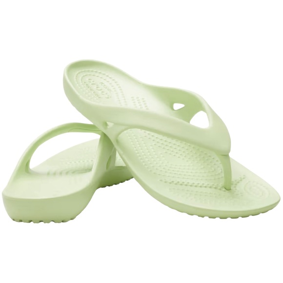 CROCS | Shoes | New Crocs Kadee Ii Flip Flop Sandals M 8 L Green 41 42 ...